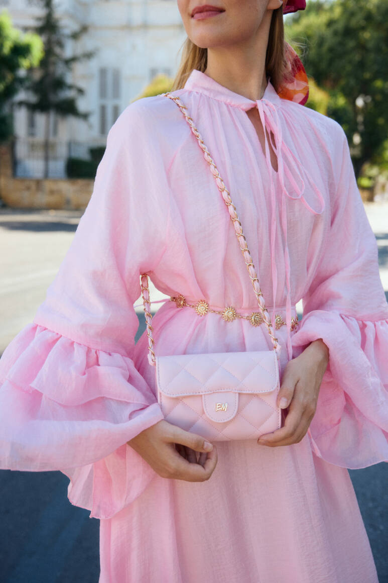 Mila Çanta Soft Pembe El Çantası EMNORA